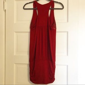 Forever 21 | Dresses | Forever 2 Red Sequin Racerback Dress Size Sm ...